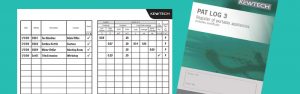 A5 PAT TESTING LOG BOOK - PATLOG3 - Thames Electrical Supplies